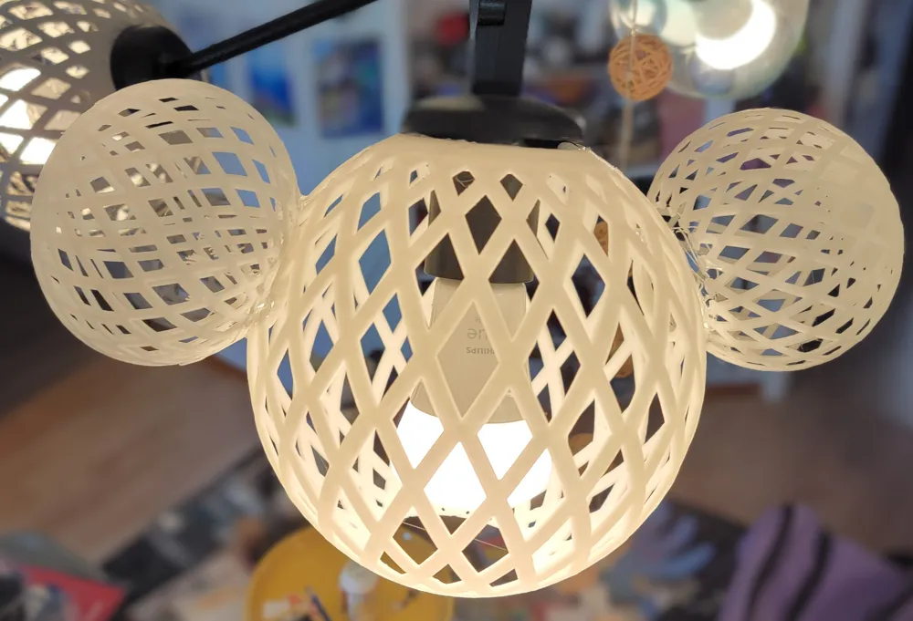 Disney Mickey Ears Bulb Cover Lamp Shade by CourtneyDisney - MakerWorld