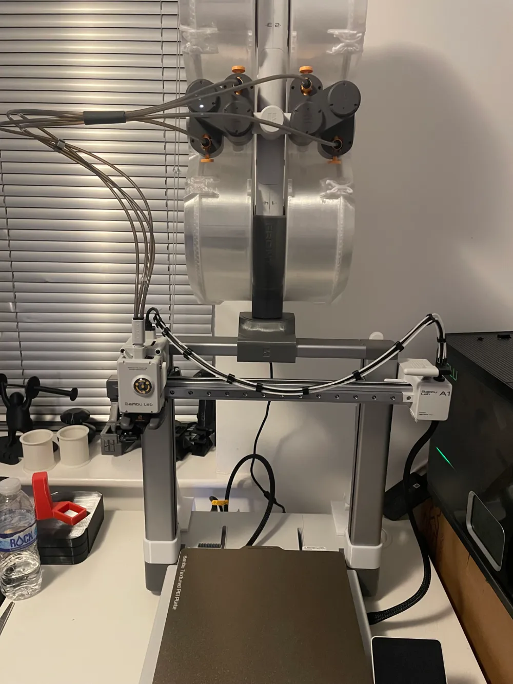 A1 AMS Lite Vertical Rotating Top Mount Remixed by DanG - MakerWorld