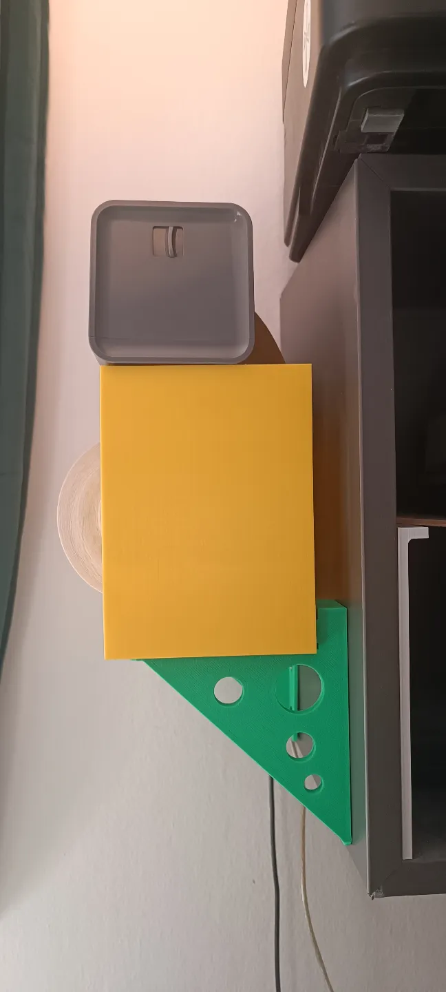 Label Printer Stand - Wall Mount by GregorB - MakerWorld