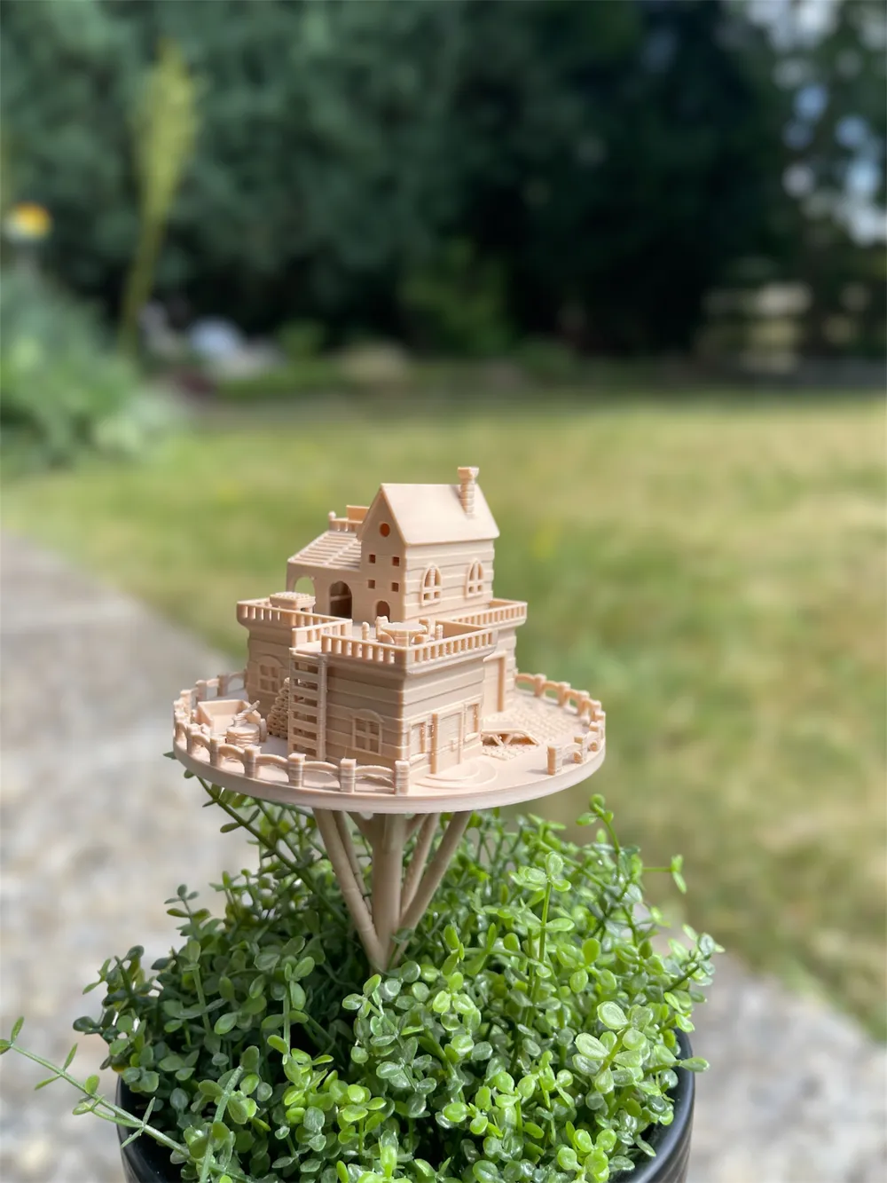 Treehouse Villa Plant Decor for Flower Pots by JoeEarly MakerWorld ...