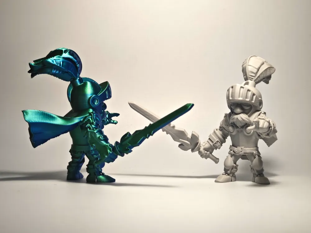 Cartoon Armor Knight Leader by Jiyan Structure - MakerWorld