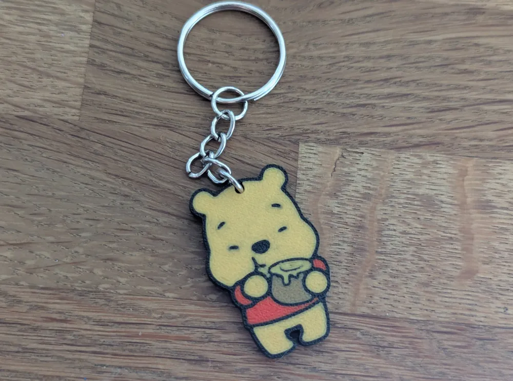 Winnie Pooh Keychain by suaimondi MakerWorld: Download Free 3D Models