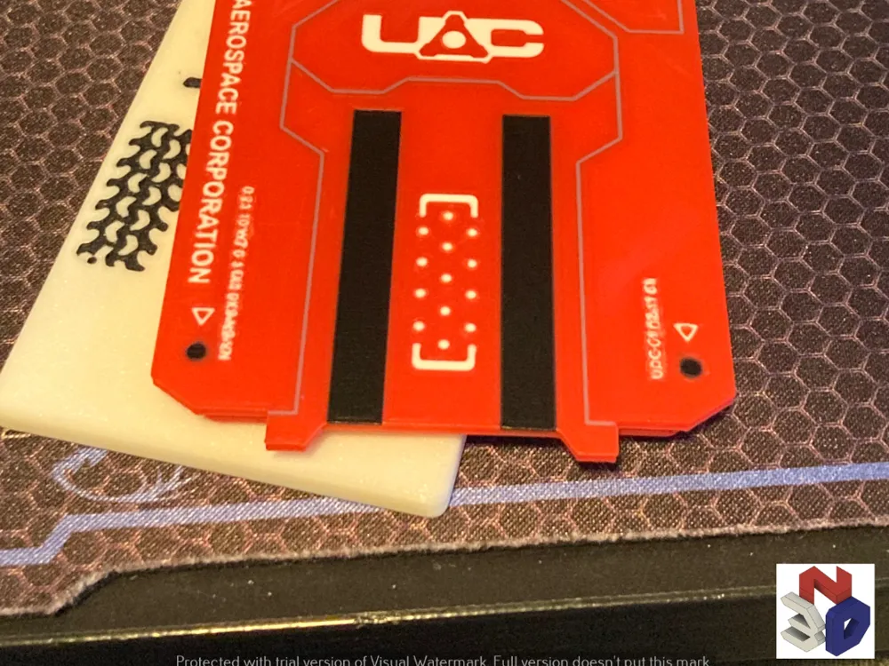 Doom Red Access Key Card (Office Card Holder) by N3D MakerWorld ...