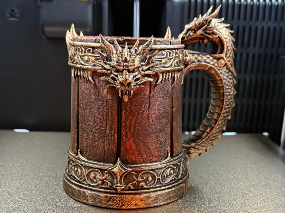 Dragon Tankard - Free 3D Print Model - MakerWorld