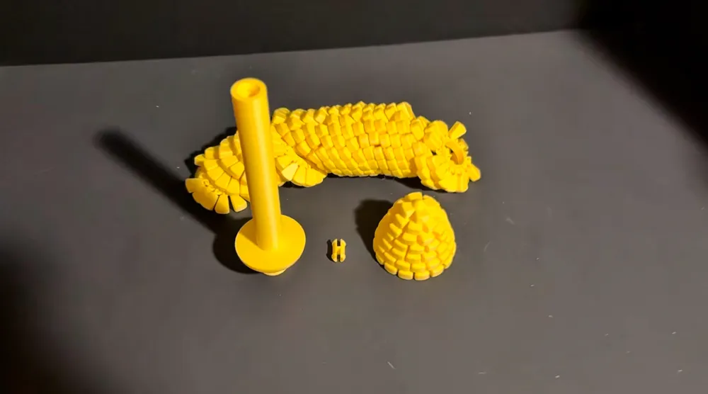 Flexi Corn Cob Fidget! - Life Size - Free 3D Print Model - MakerWorld