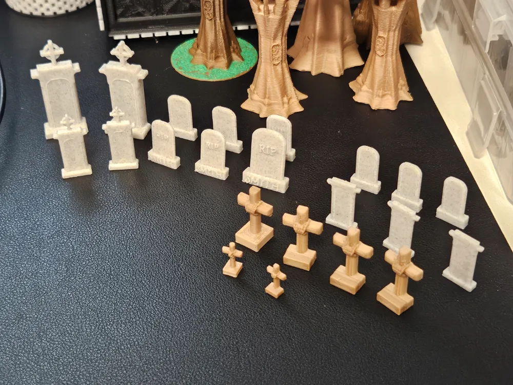 Editable Grave Marker & Headstone Set by Michael.Mkii MakerWorld ...