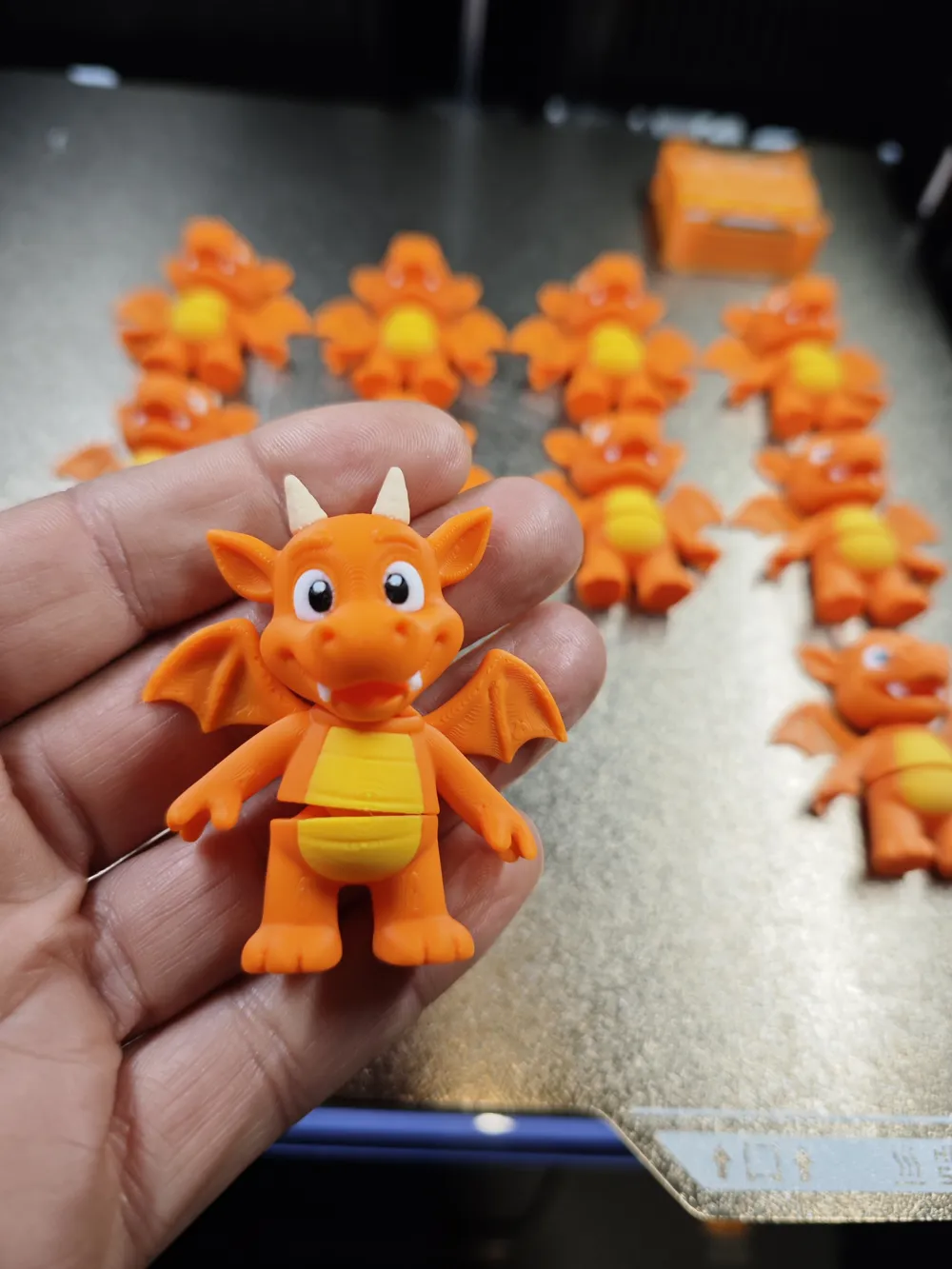 Cute Standing Dragon – Mini Flexi - Free 3D Print Model - MakerWorld