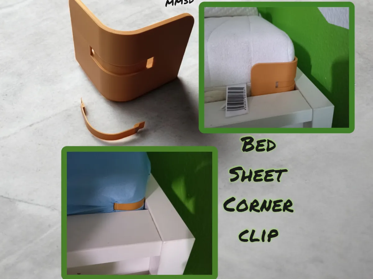 Bed Sheet Holder Clip - Free 3D Print Model - MakerWorld