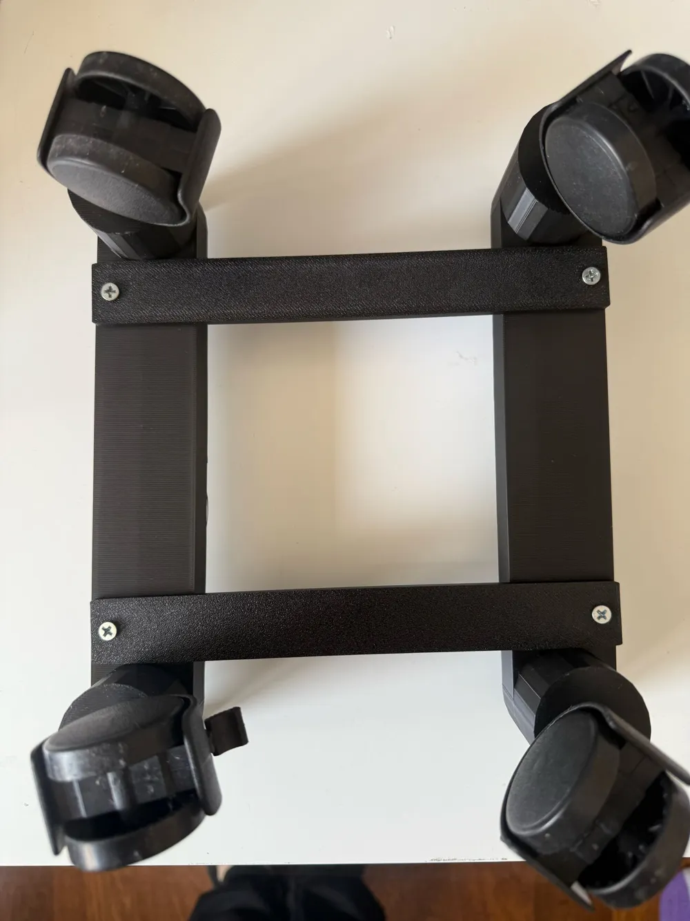 pc tower stand with wheels - Free 3D Print Model - MakerWorld