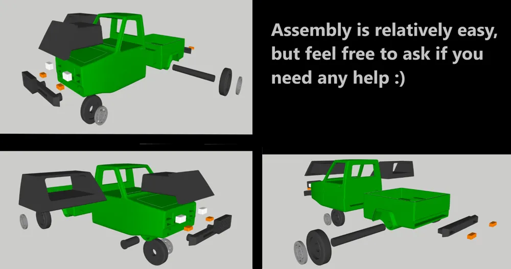 BeamNG Ibishu Pigeon toy car - 100% 3D printed - Free 3D Print Model ...