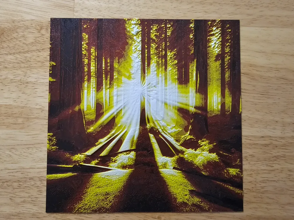 Forest Sunset HueForge by Joe - MakerWorld