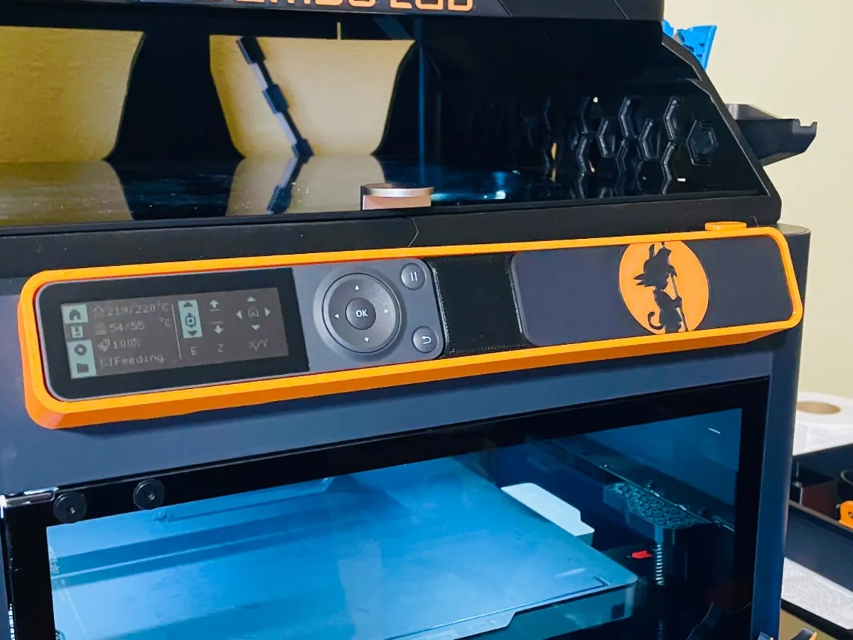 Goku Bambu P1S/P1P Faceplate - Free 3D Print Model - MakerWorld