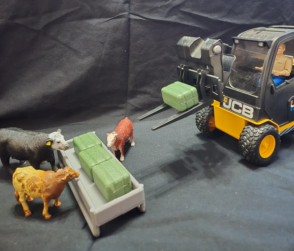 Schleich Scale Toy Feed/Water Trough - Free 3D Print Model - MakerWorld