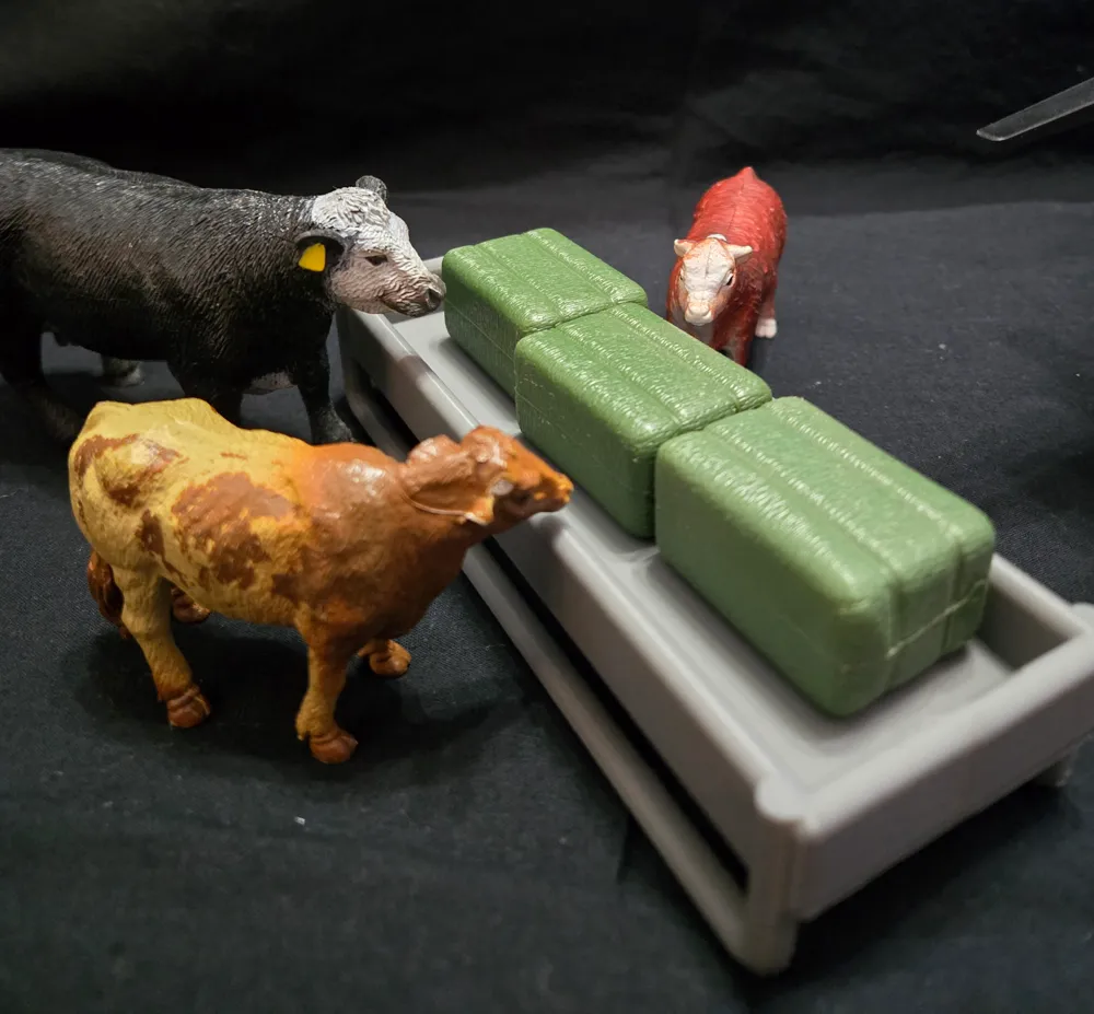 Schleich Scale Toy Feed/Water Trough - Free 3D Print Model - MakerWorld