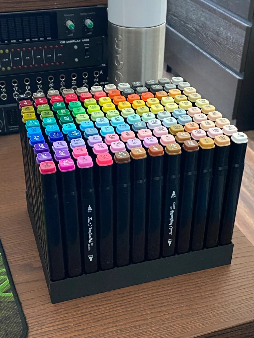 Upright Marker Organizer Grid for Temu Marker Bag by ChappIO MakerWorld ...