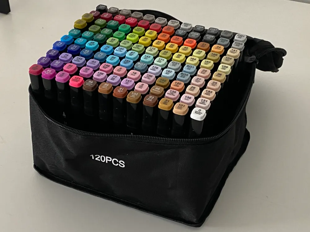 Upright Marker Organizer Grid for Temu Marker Bag by ChappIO MakerWorld ...
