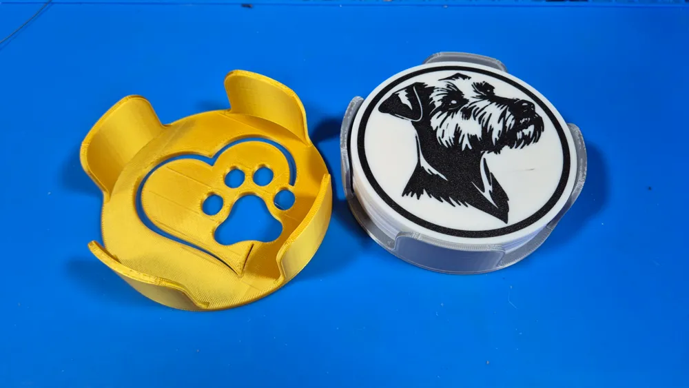 45 Different Dog Breed Coasters - Free 3D Print Model - MakerWorld
