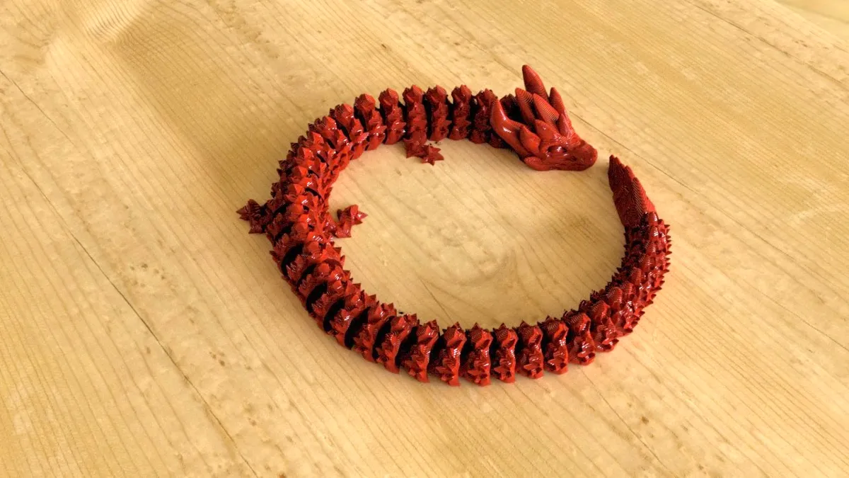 Moon dragon - Free 3D Print Model - MakerWorld