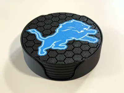 detroit lions 3d print model download - MakerWorld