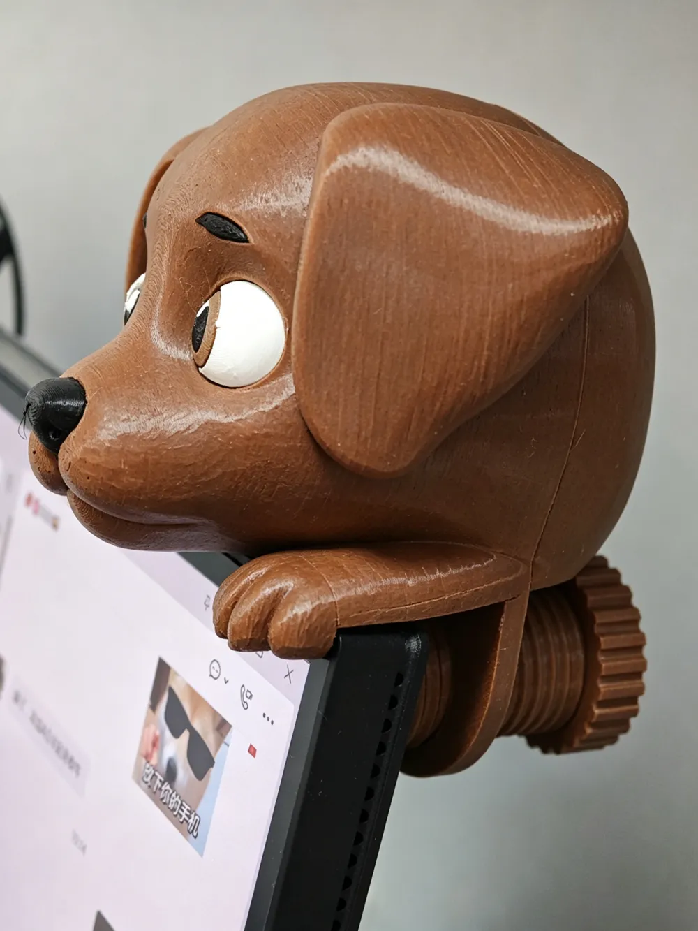 3D Dog Screen Clip - Free 3D Print Model - MakerWorld