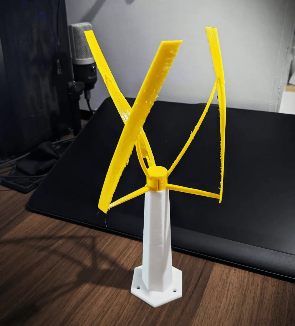 Vertical Helical Modular Wind Turbine Blade by DownTheShed - MakerWorld