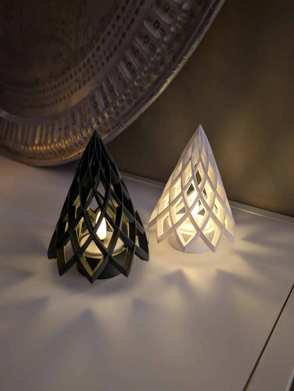 Tea Light Christmas Tree Spinner by mrGB MakerWorld: Download Free 3D ...