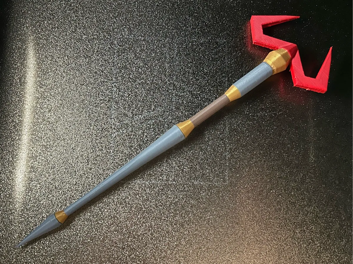 Zamorak (Zammy) Scepter- OSRS Inspired Mini Staff - Free 3D Print Model ...