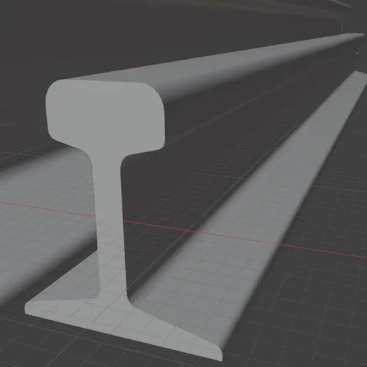 Realistic Train Rail Model, Parametric by StNickBG MakerWorld: Download ...