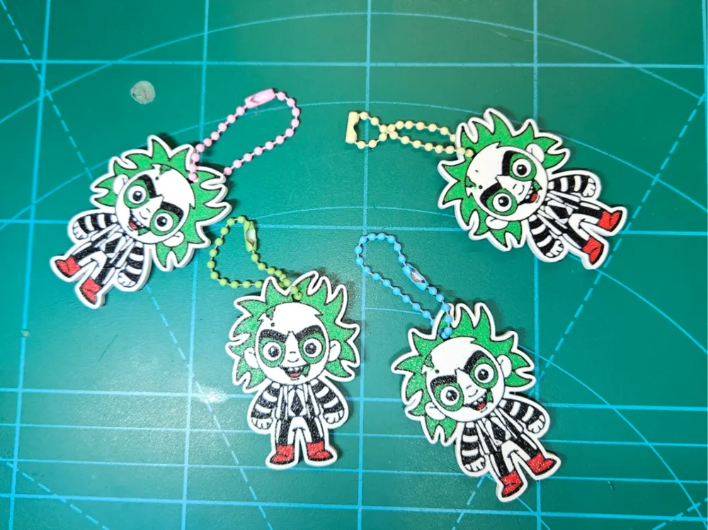 Keychain Tiny Beetlejuice by 3DPZ - MakerWorld