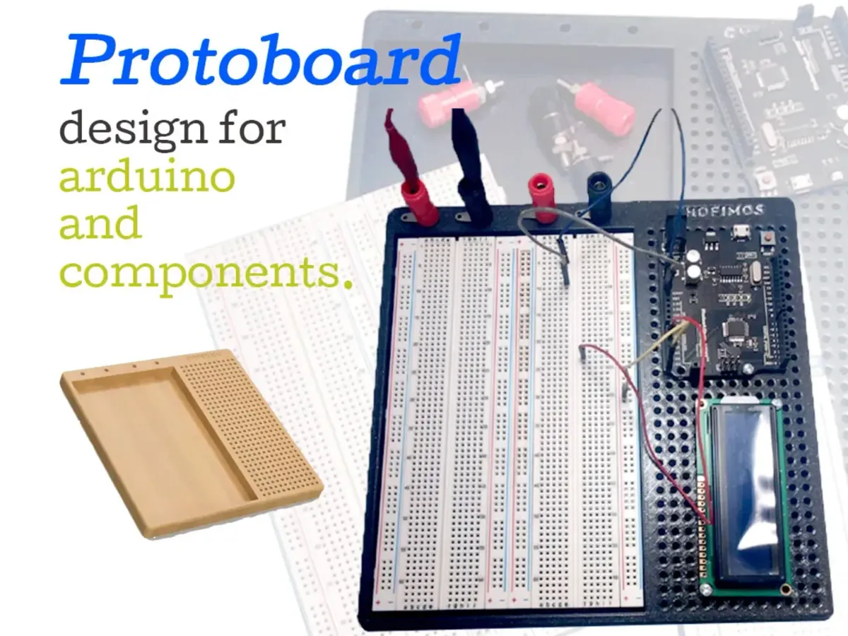 Protoboard Arduino - Free 3D Print Model - MakerWorld