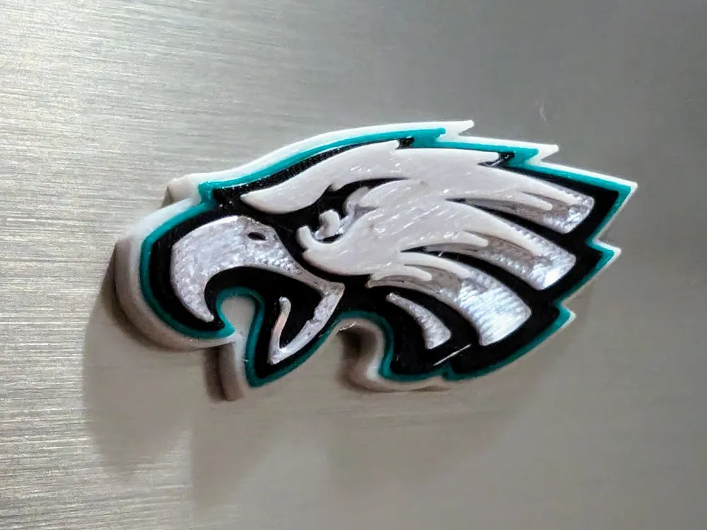 Philadelphia Eagles - Embossed Fridge Magnet by svenson MakerWorld ...