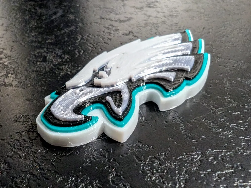 Philadelphia Eagles - Embossed Fridge Magnet by svenson MakerWorld ...