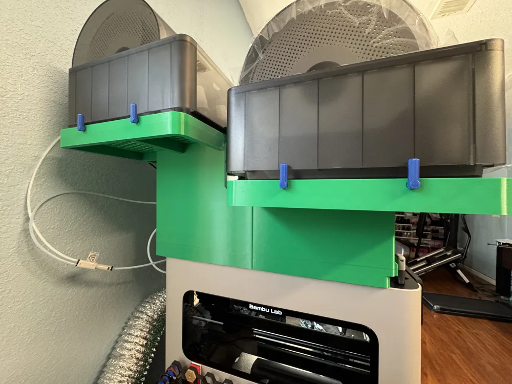 H2D Quadruple AMS Mega Riser by Vulcanoid MakerWorld: Download Free 3D Models