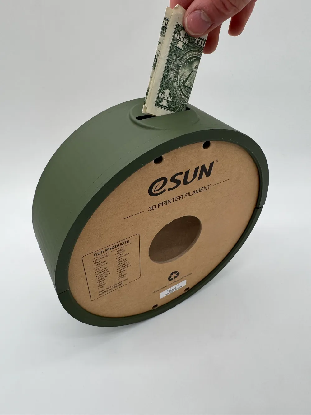 Filament Spool Money/Piggy Bank by NR Workshop MakerWorld: Download ...