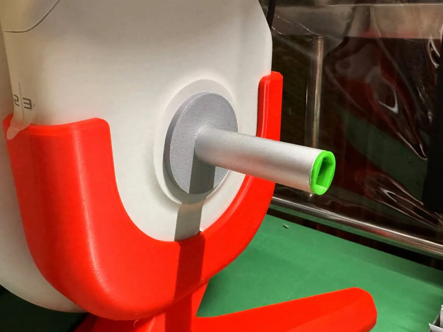 Washers to compensate for the thickness of the vertical bracket when ...