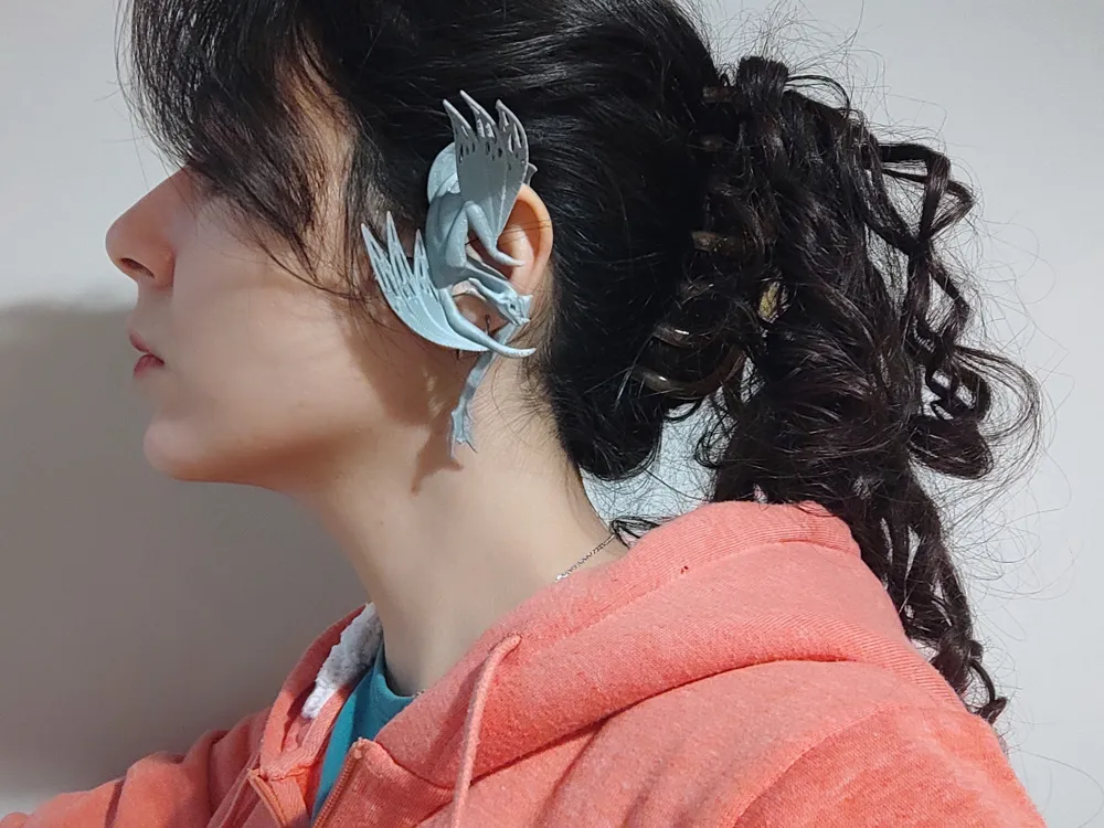 Ear Banshee - Earcuff Holeless Earring - Free 3D Print Model - MakerWorld