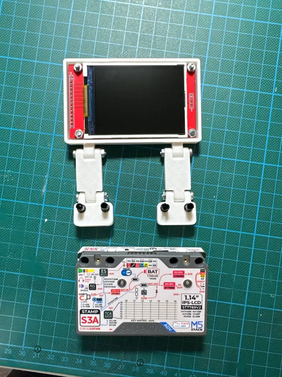 Gabinete para Display Externo para Cardputer Adv ILI9341 - Modelo ...