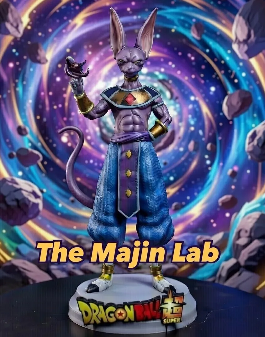 Lord Beerus Dragon Ball Display Statue - Free 3D Print Model - MakerWorld