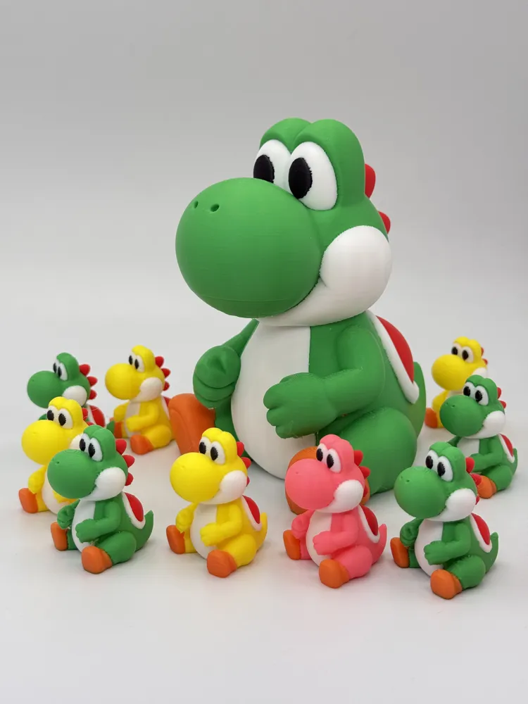 Yoshi – Mushroom Kingdom Hero - Free 3D Print Model - MakerWorld