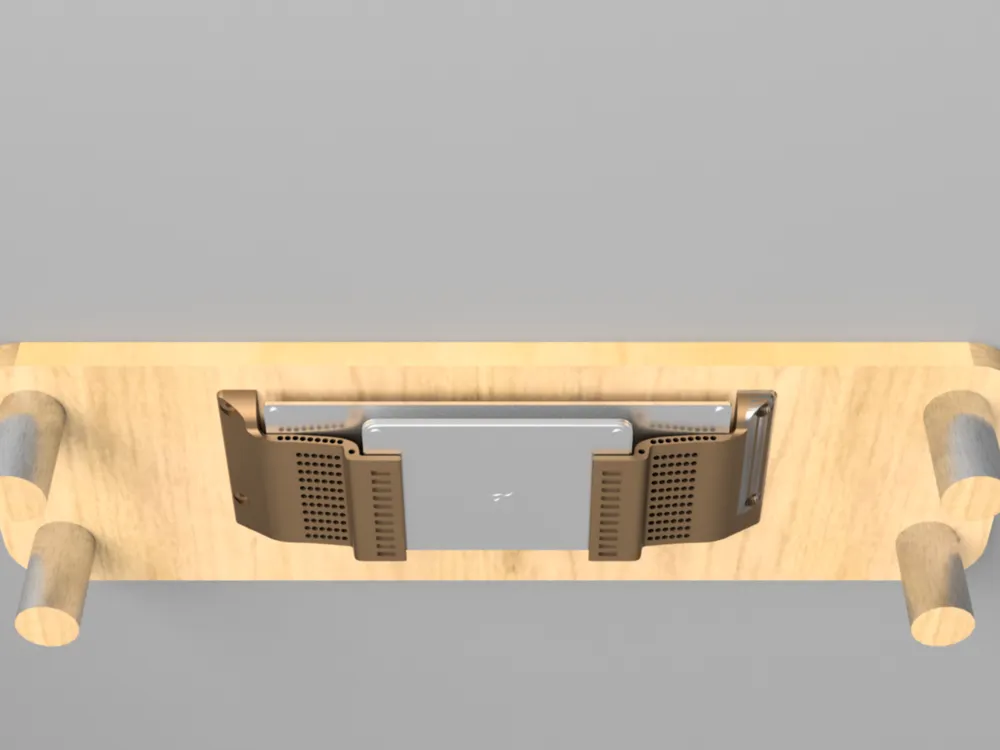 Invisible Magic Keyboard Trackpad underdesk holder - Free 3D Print ...