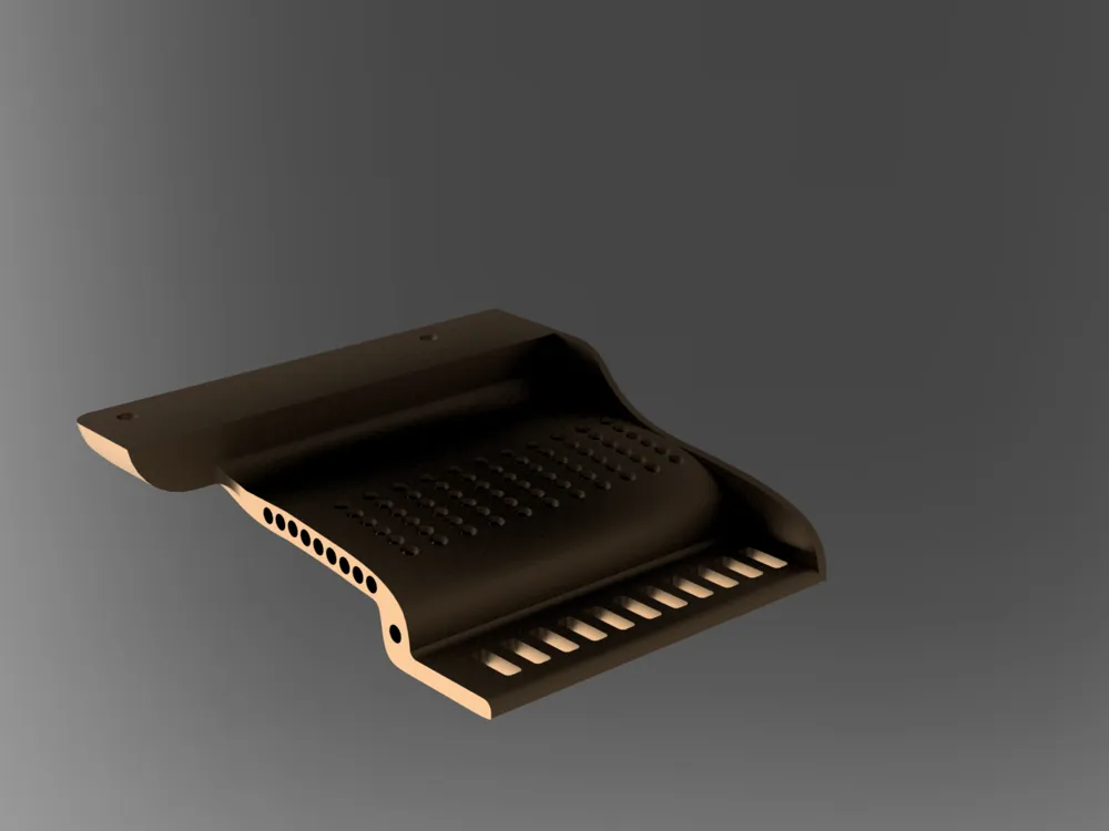 Invisible Magic Keyboard Trackpad underdesk holder - Free 3D Print ...
