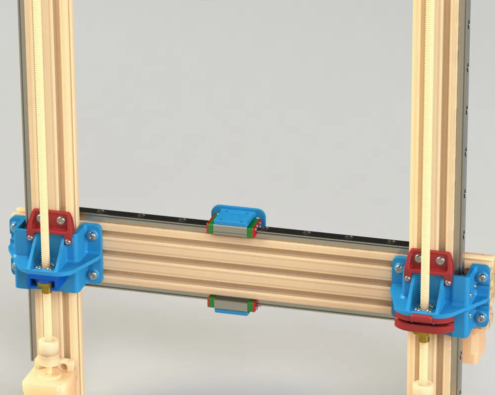 KIT GUIDE LINEARI ASSE Z - ATTACHMENT KIT FOR LINEAR GUIDES ON ...