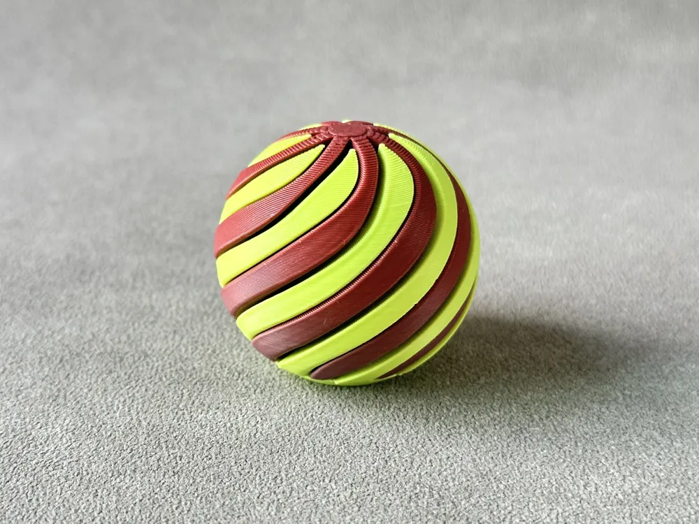 Spiral Fusion Sphere - Free 3D Print Model - MakerWorld