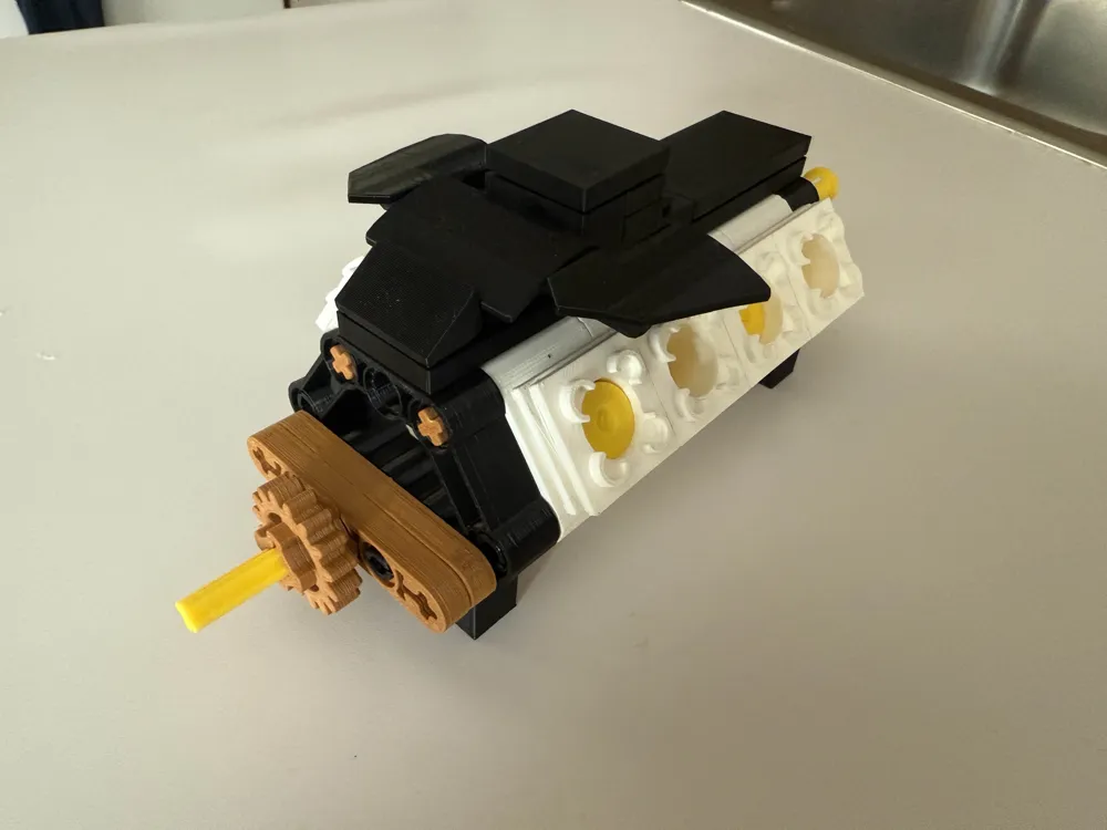 McLaren P1 V8 Engine Brick Model - 1x and 2x Scale by Krrrsten ...