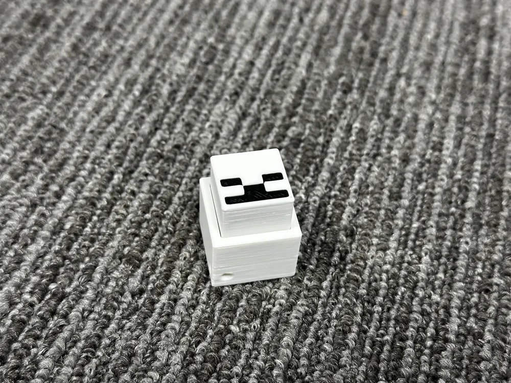 Minecraft Skeleton Fidget Clicker - Free 3D Print Model - MakerWorld