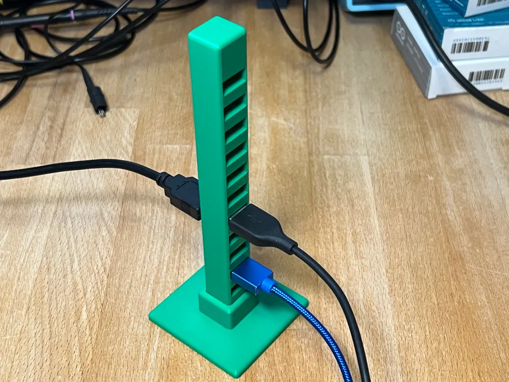 USB Tree - USB cable holder and desk stand by Chief human - MakerWorld