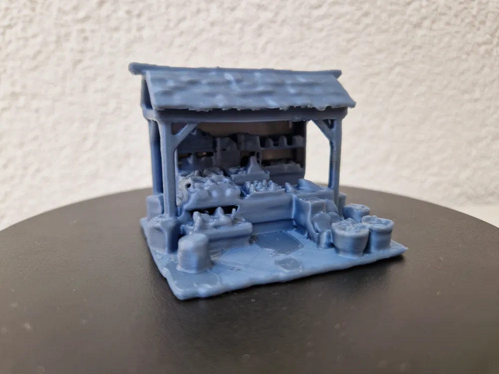 Miniature Market Stall - Free 3D Print Model - MakerWorld