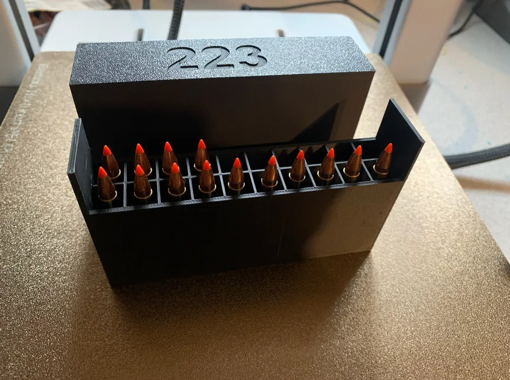 .223/5.56 20 round ammo box by Dug 3D MakerWorld: Download Free 3D Models