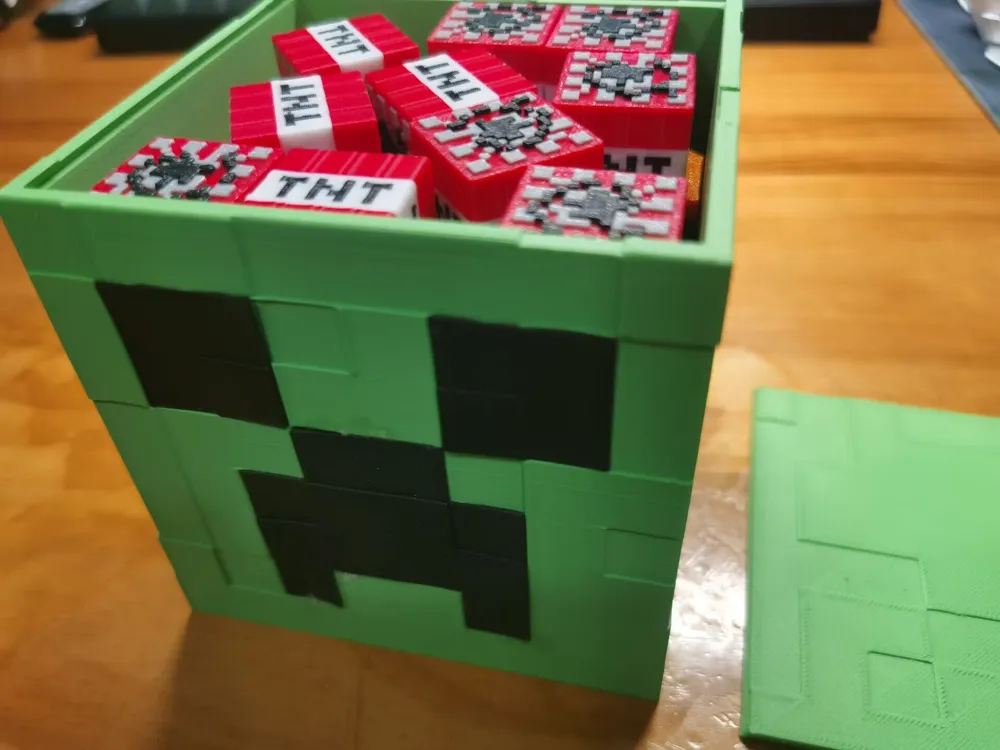 surprising bomb box-minecraft creeper by yourd105270 MakerWorld ...