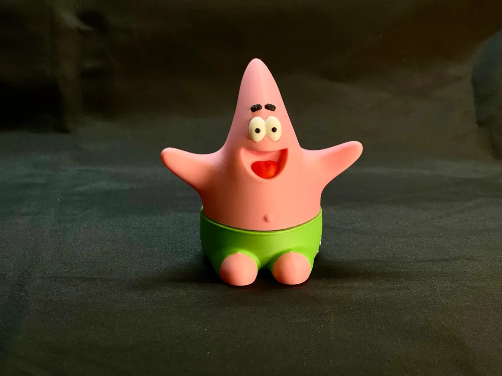 Rotating fidget Patrick Star by 上进的up主 MakerWorld: Download Free 3D Models